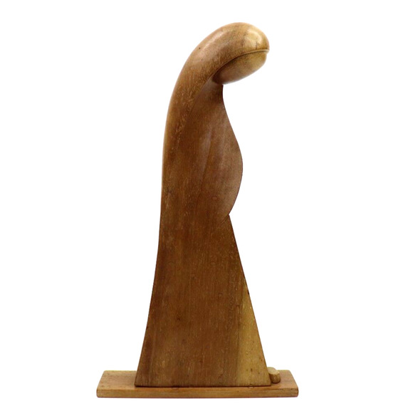Wooden | Accents | Vintage Mcm Mid Centry Modern 25 Wooden Mary Figure ...